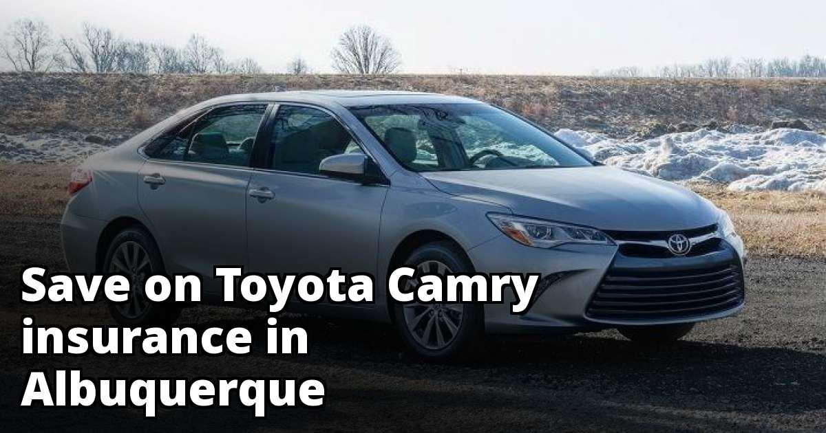 Albuquerque New Mexico Toyota Camry Insurance Rates